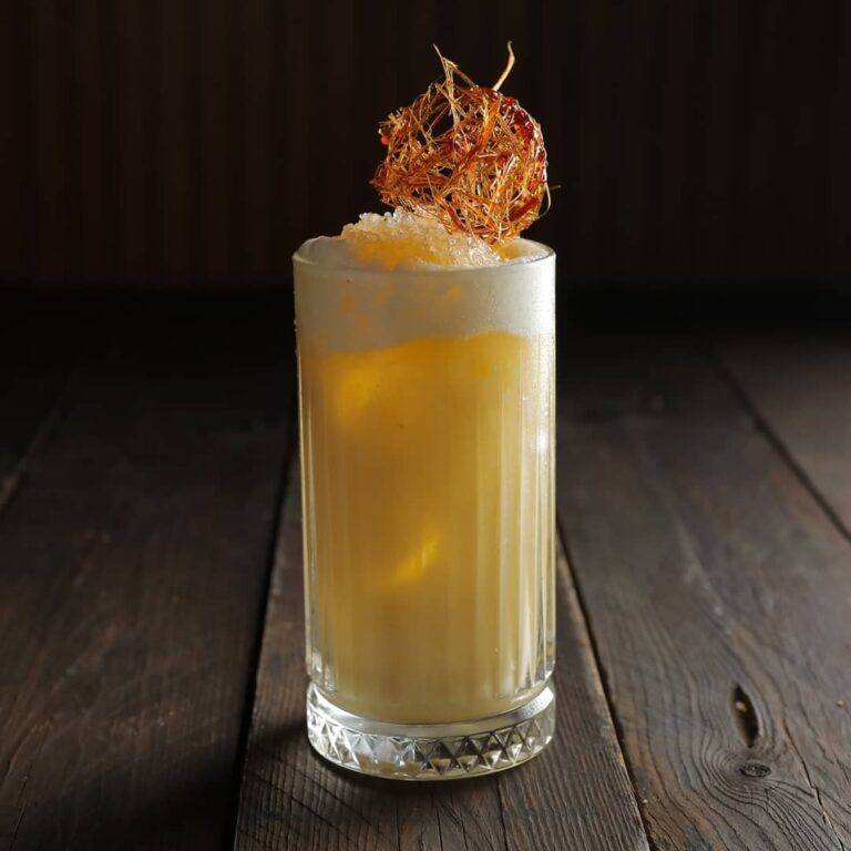 Cocktail: Turmeric Colada | Bartender: Amir Abdalla - Bartender Atlas